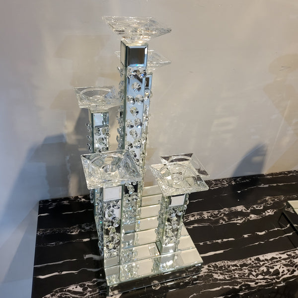 Avril Silver Candleholder Stand - RBM 8 | Home Décor | RBM Classic Home